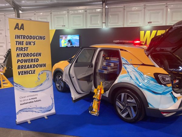 AA unveils hydrogen fuel cell patrol vehicle - Selsia